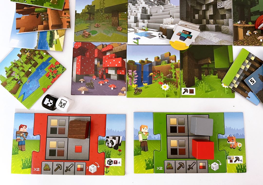Ravensburger Minecraft bordspel - Stéfani gets fit